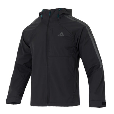 阿迪达斯男子加绒外套冲锋衣