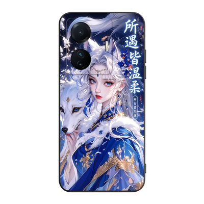 适用vivos15e高颜值黑边保护套
