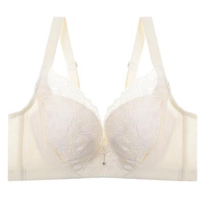 爱黛软钢圈大胸薄款性感蕾丝文胸