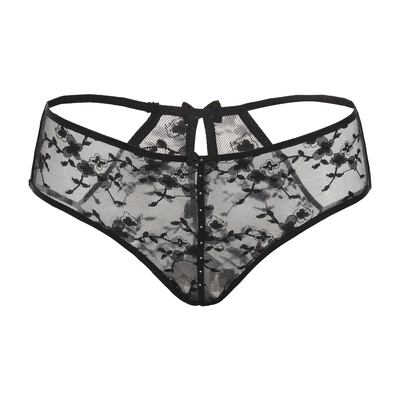 「LA」Talis·蜜里调情丨欲焰系列*性感镂空美臀蕾丝蝴蝶结内裤女