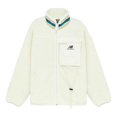 【正品】New Balance 男秋冬立领外套仿羊羔绒外套AMJ13393-MSU