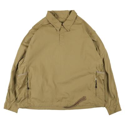 双口袋防风套头衫夹克