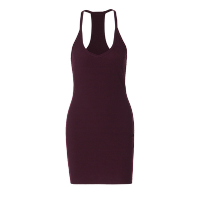 街头辣妹吊带包臀裙螺纹连衣裙女