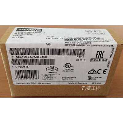 议价6ES7231-5PA30-0XB0西门子S7-1200模拟输入模块SB1231RTD 1AI