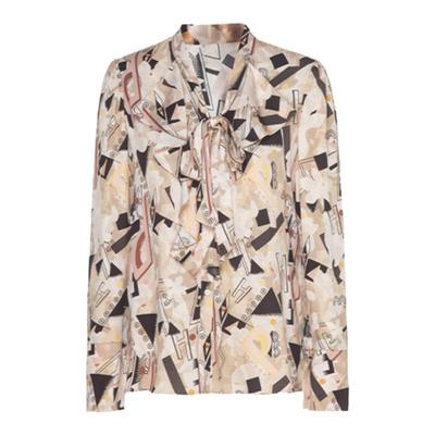 【商场同款】HPLY荷比俪秋季新款印花摩登衬衫HMD32630297