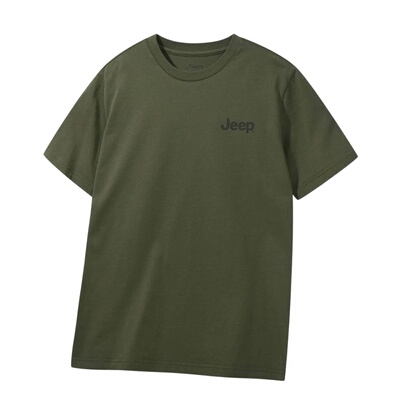 JEEP 棉质30支小LOGO短袖T恤 (JR5TSU092KH) MUS韩国官网直邮进口