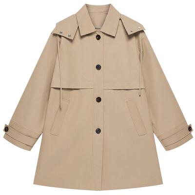 BLUE ERDOS 春季高智精英通勤简约H型风衣外套B255J4003