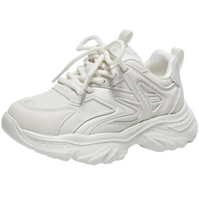 百丽儿童运动鞋厚底老爹鞋春季新款休闲男女童鞋K6512A85