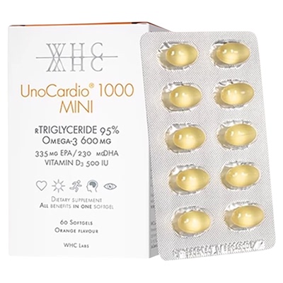 WHC小金蛋高纯度鱼油60粒