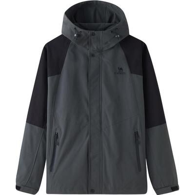 春秋款工装骆驼户外夹克