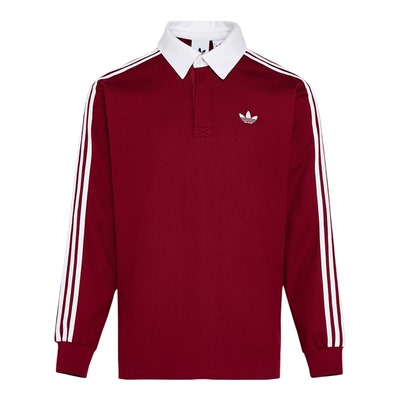 Adidas/阿迪达斯正品三叶草男士宽松经典运动长袖POLO衫KG3905