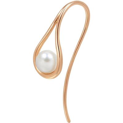 周生生18K金Akoya珍珠水滴形耳环单边耳饰耳钉90033E