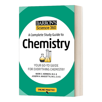 英文原版 Barron's Science 360 巴朗美国中学化学完全学习指南 含在线练习 英文版 进口英语原版书籍