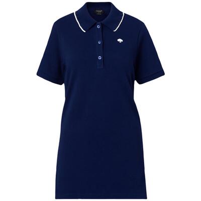 【3期免息】kate spade ks黑桃标志荷叶边Polo连衣裙