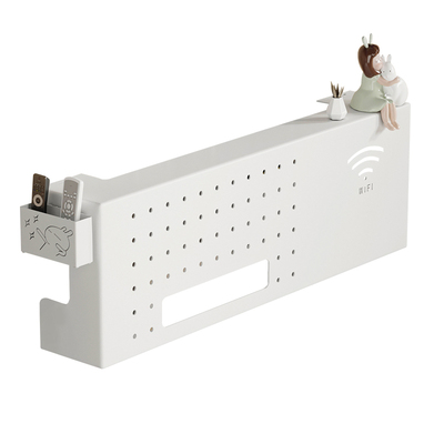 壁挂式路由器置物架插座电线整理