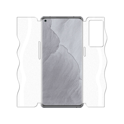 闪擎适用realmegt大师探索版手机膜保护真我gt大师版钢化水凝膜5G全包前后一体防摔全胶曲面软膜oppo全屏覆盖