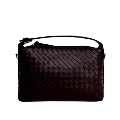 【钱老板四免一】时尚编织豆腐包22104N 23*11*16cm