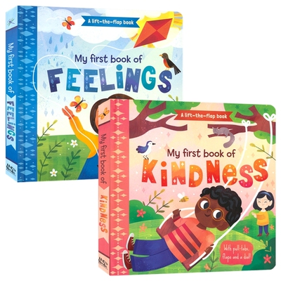 My First Book of Feelings & Kindness 幼儿情绪善意翻翻书 纸板书 亲子读物 情绪认知 社交情感启蒙 英文原版进口儿童图书