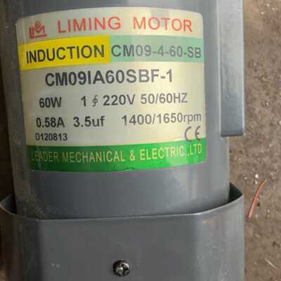 溢价-利明LIMING MOTOR电机CM09-4-60-SB，6