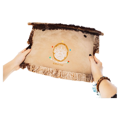 girlcult中国流苏刺绣收纳包