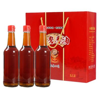 白芝麻油头道礼盒装500ml