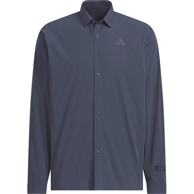 Adidas/阿迪达斯正品2025男士宽松运动透气休闲翻领衬衫JM0968