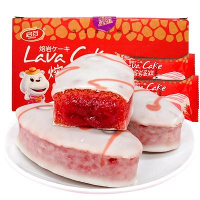 启芬网红熔岩流心蛋糕早餐面包