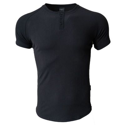 霸道肌肉短袖速干男常规健身衣