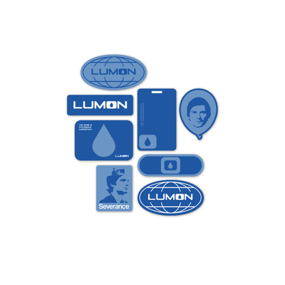 RETLPER反光贴 lumon公司标志 气球Mark人生切割术Severance 贴纸