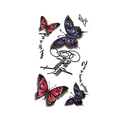 持久仿真性感胸部纹身贴防水女