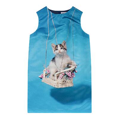 【ENG】Ashley Williams猫咪印花迷你短裙连衣裙女装新品26夏
