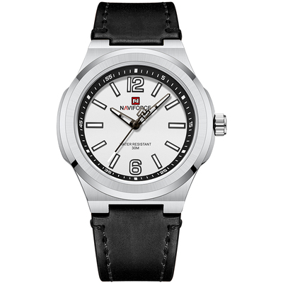 naviforce领翔军风复古简约男表