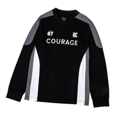 特步长袖t恤男吸湿速干跑步服