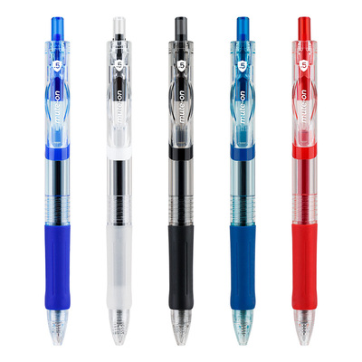 【新品】点石制笔静音按动中性笔