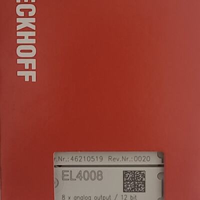 询倍福模块，EL4001，EL4002，EL4004，EL40
