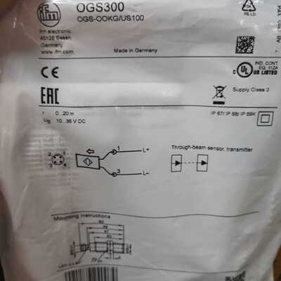 议价IFM 易福门感测器OGE300 OGS300  0GS300