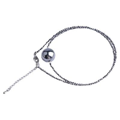 天然太赫兹锁骨挂坠项链