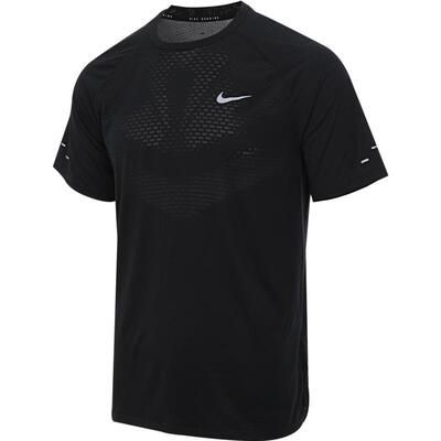 【自营】NIKE耐克男子针织运动短T恤HV5204-010短袖