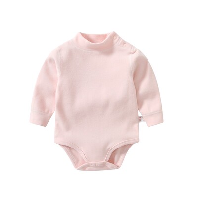 德绒包屁衣宝宝半高领自发热