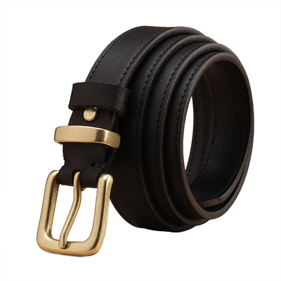 JEEPSPIRIT女头层牛皮休闲腰带