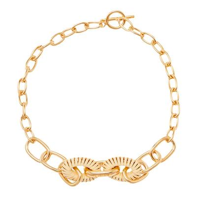 CREMAISH 椭圆鼓项链手链 牛皮缠绕轻奢原创设计百搭锁骨链女