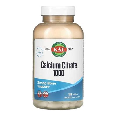 KAL柠檬酸钙维生素美国进口d3柠檬酸钙孕妇补钙中老年骨骼支持护