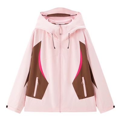 太平鸟休闲连帽短外套女25新款宽松外套A3BBF1205