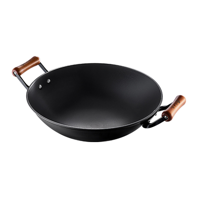 炊大匠陆川铁锅家用不粘炒菜锅