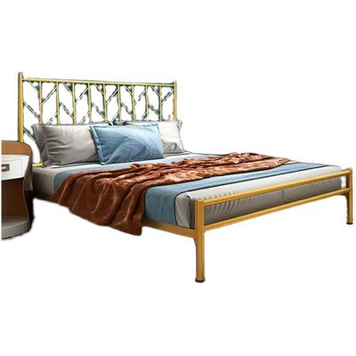 天坛简约现代风双人加厚铁架床