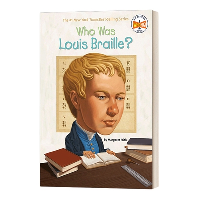 英文原版 Who Was Louis Braille 路易斯·布莱叶是谁 Who Was Is 系列名人传记系列 英文版 进口英语原版书籍儿童全英语书