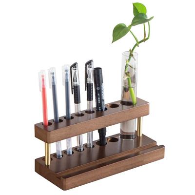 实木笔插笔架笔筒多功能
