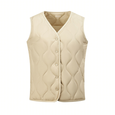 波司登轻薄叠穿v领短款羽绒服女