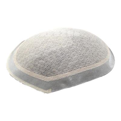 高端男士假发真发NPU双递针