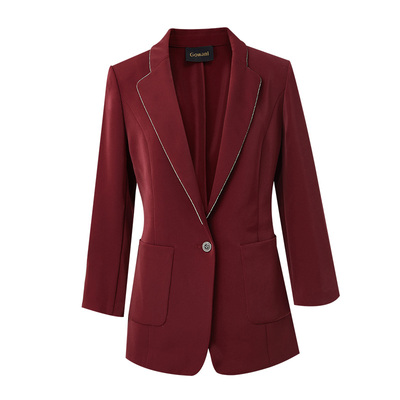 乔万尼西装短外套商场同款新品职场戗驳领设计气质高级感EM1B107